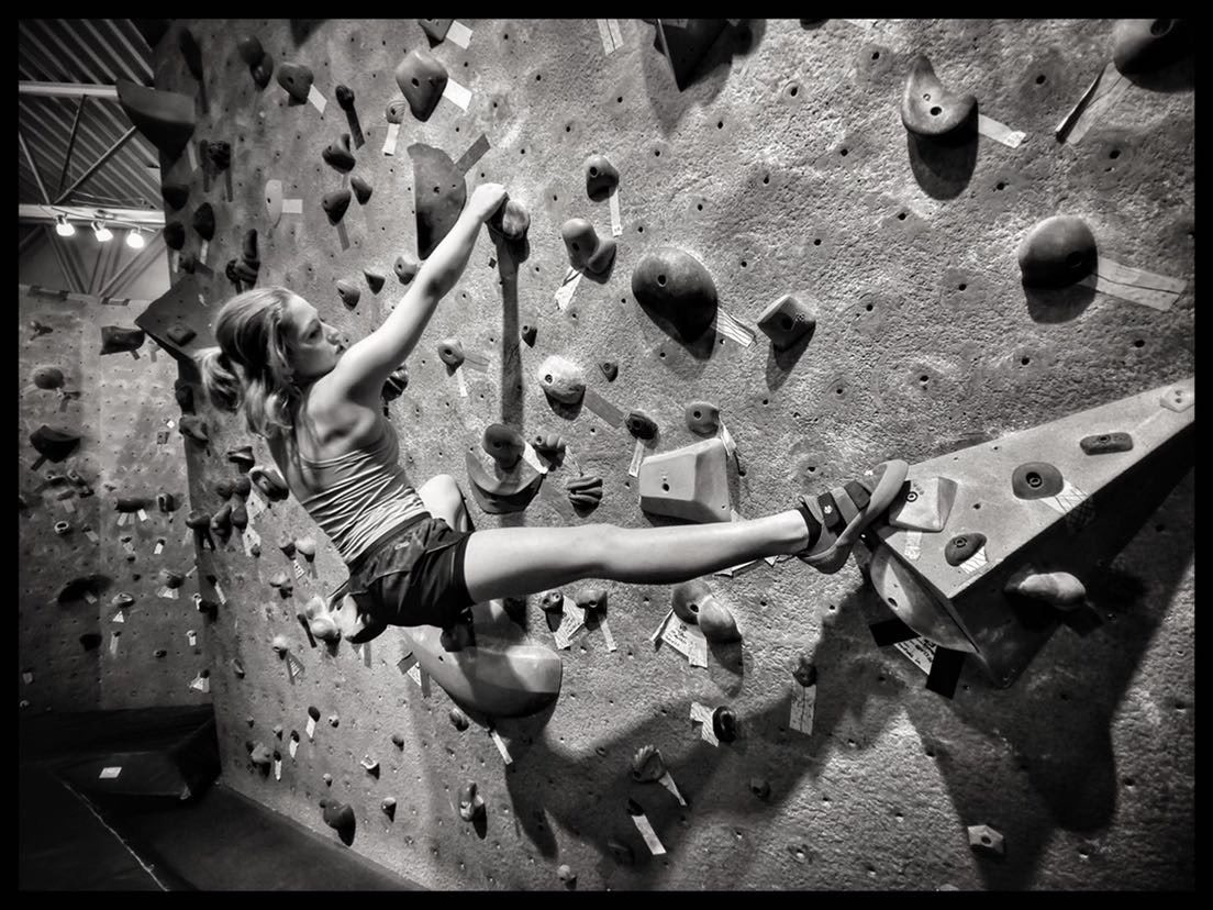 Indoor Bouldering Photography